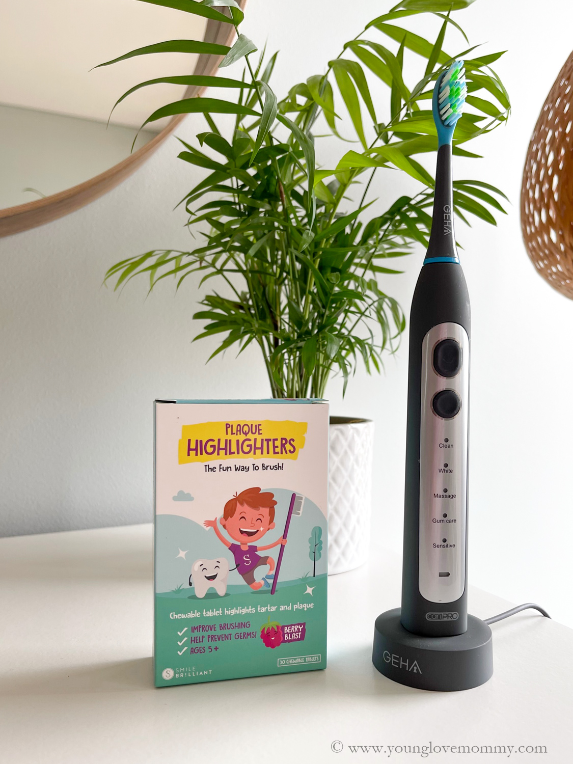 Smile Brilliant Electric Toothbrush Giveaway and Review | Young Love Mommy